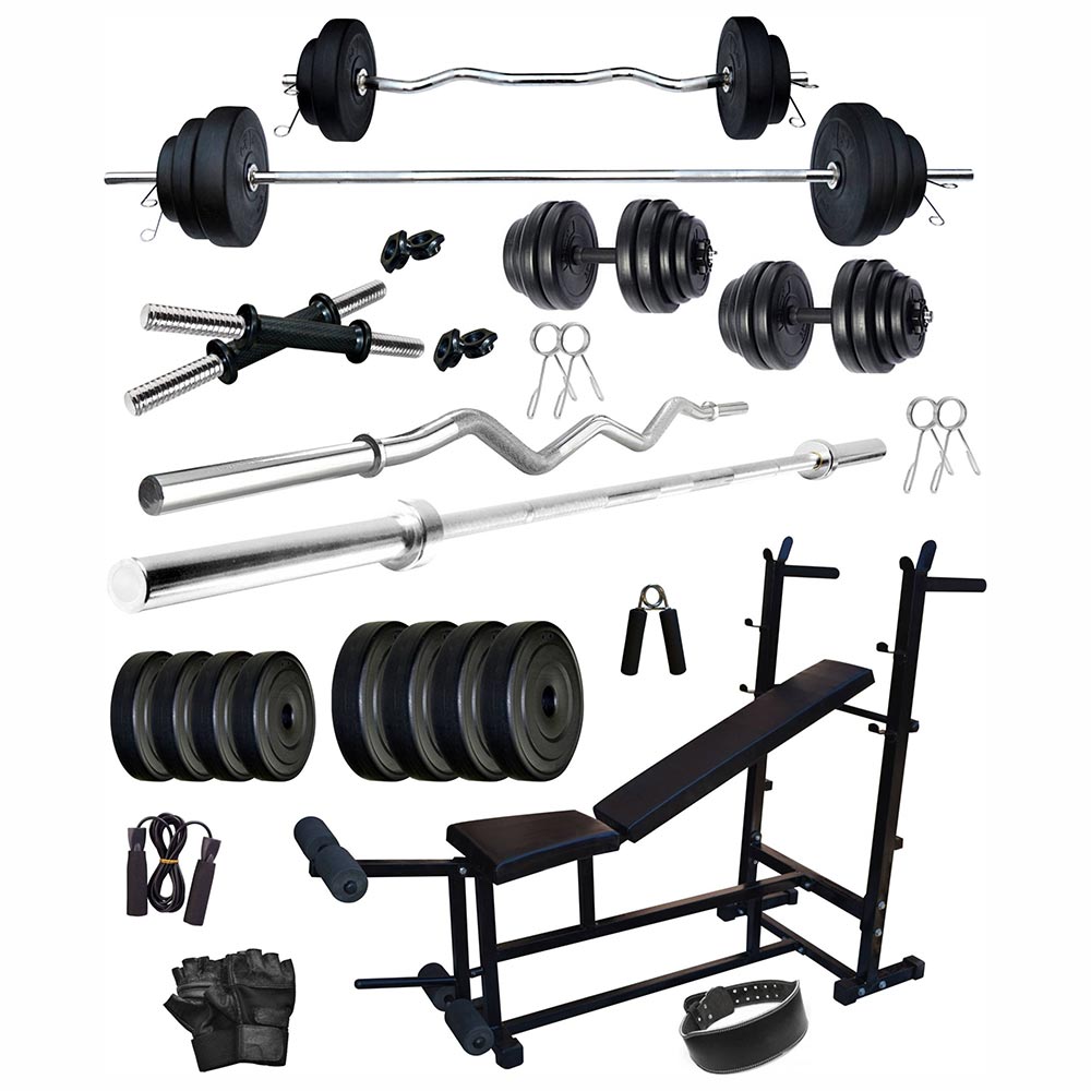 PVC 46KG COMBO 26 WB SL Home Gym Kit at Best Price in India ...