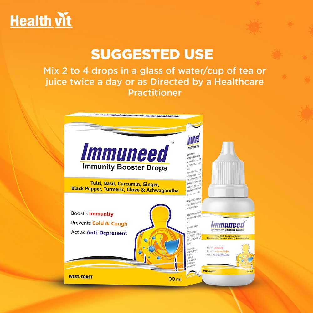 Immuneed Immunity Booster Drops at Best Price in India | Healthkart.com