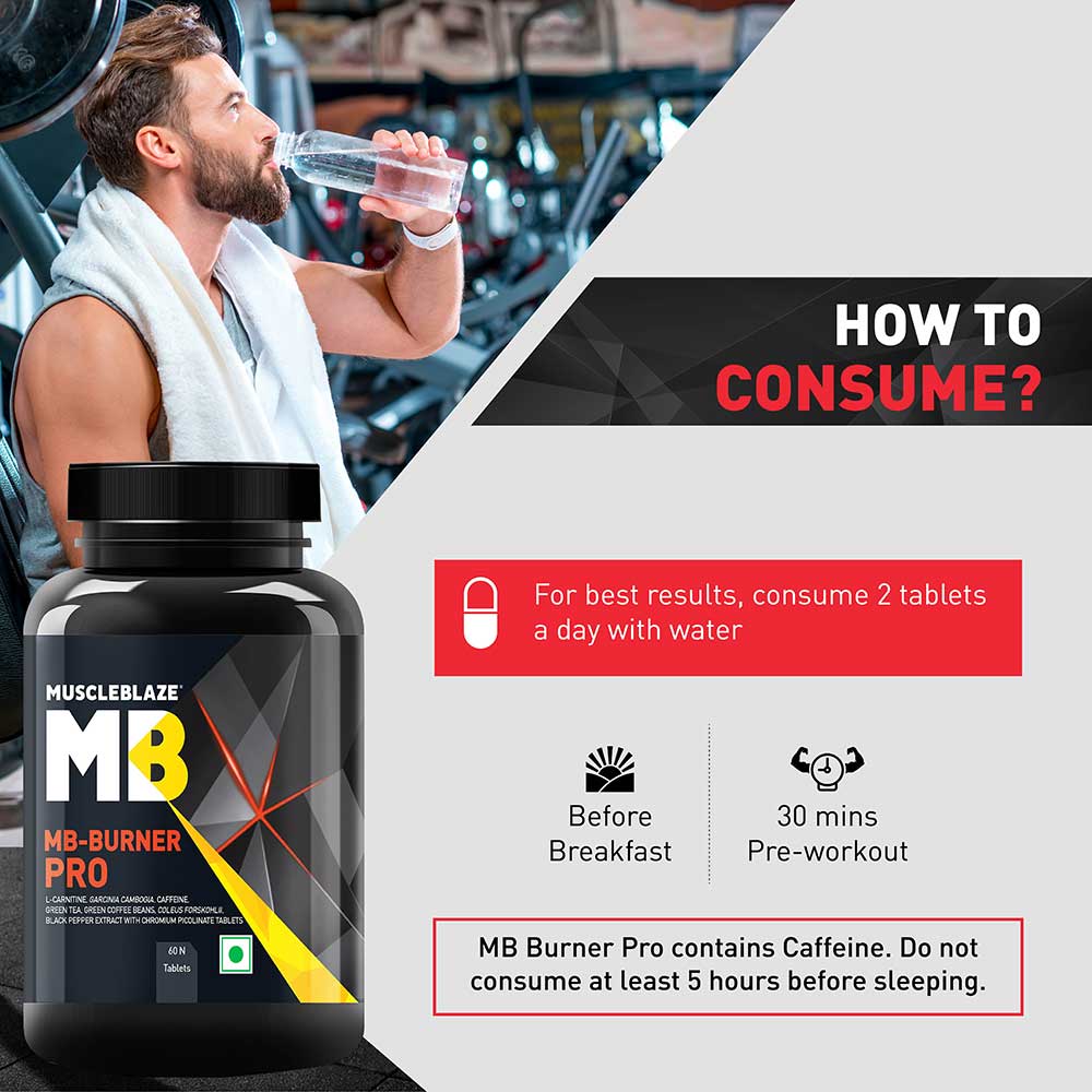 MuscleBlaze MB Fat Burner PRO, 60 tablet(s) Unflavoured online in India ...