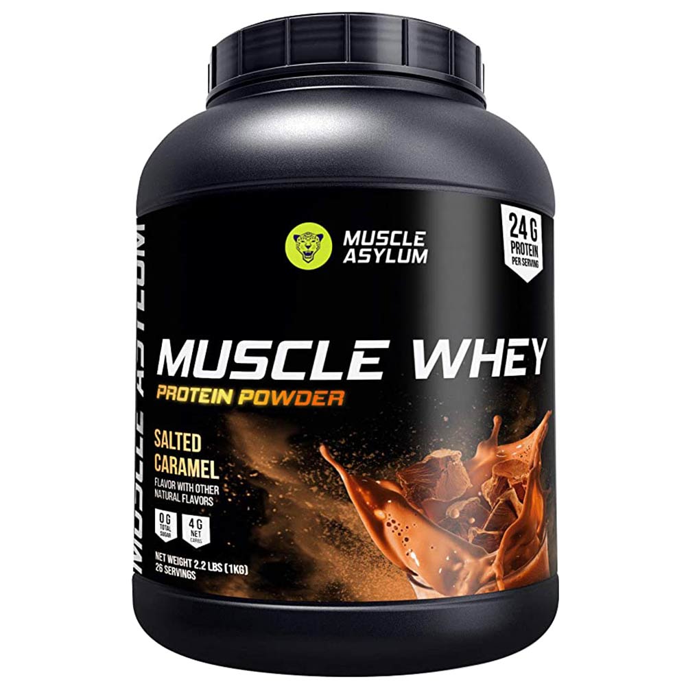 Muscle Asylum Muscle Whey Protein Powder, 2.2 lb Salted Caramel online ...