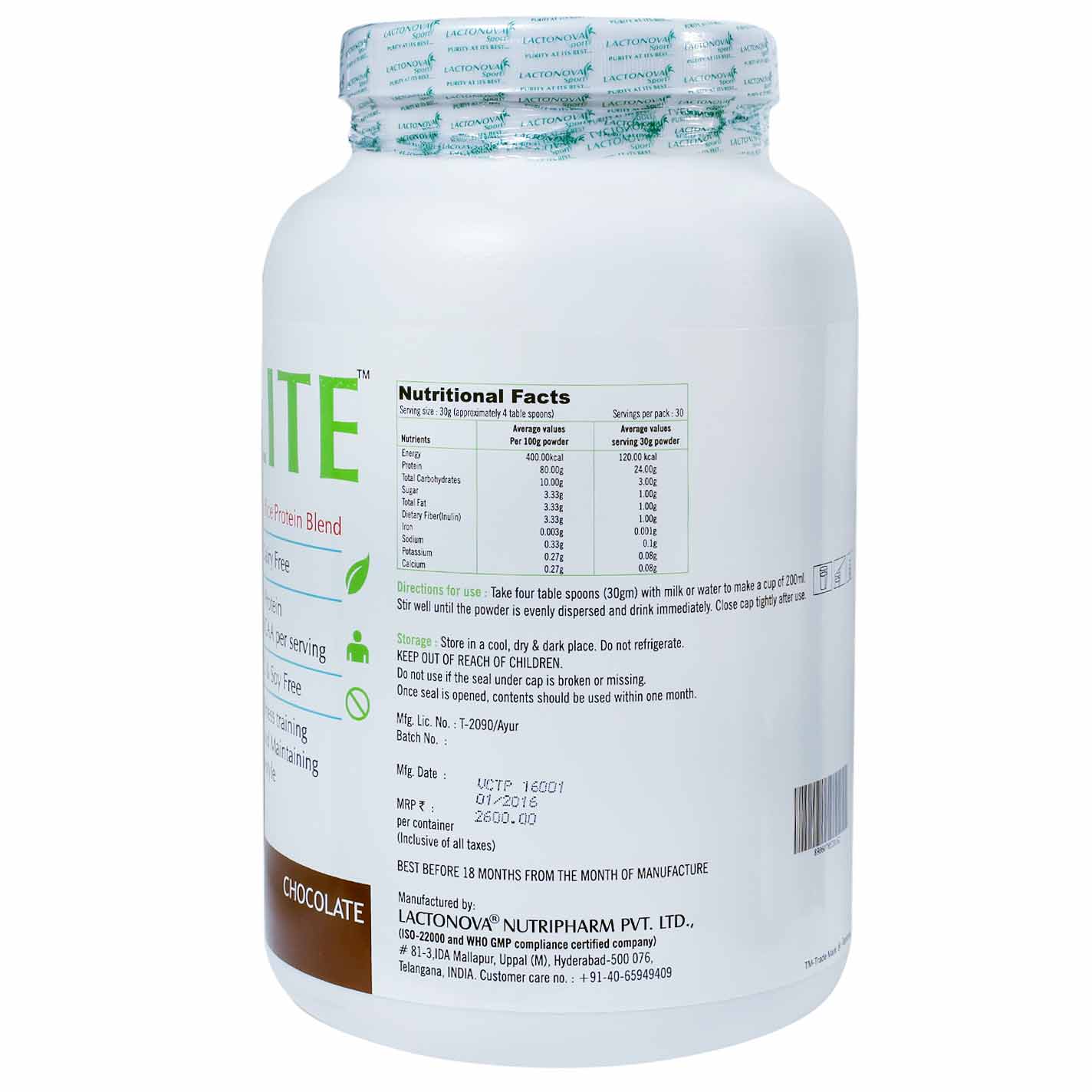 Lactonova Vegelite, 2 lb Chocolate at Best Price in India | https://www ...