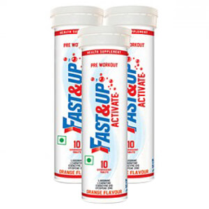 Fast & Up Pre-Workout Activate, 30 tablet(s) Orange online in India ...