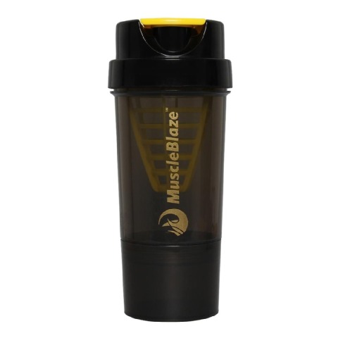 MuscleBlaze Cyclone Shaker with Gold Printing, Assorted 550 ml at Best ...