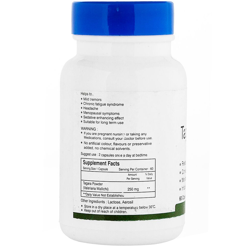 Healthvit Tagara powder 60 capsules online in India | HealthKart.com