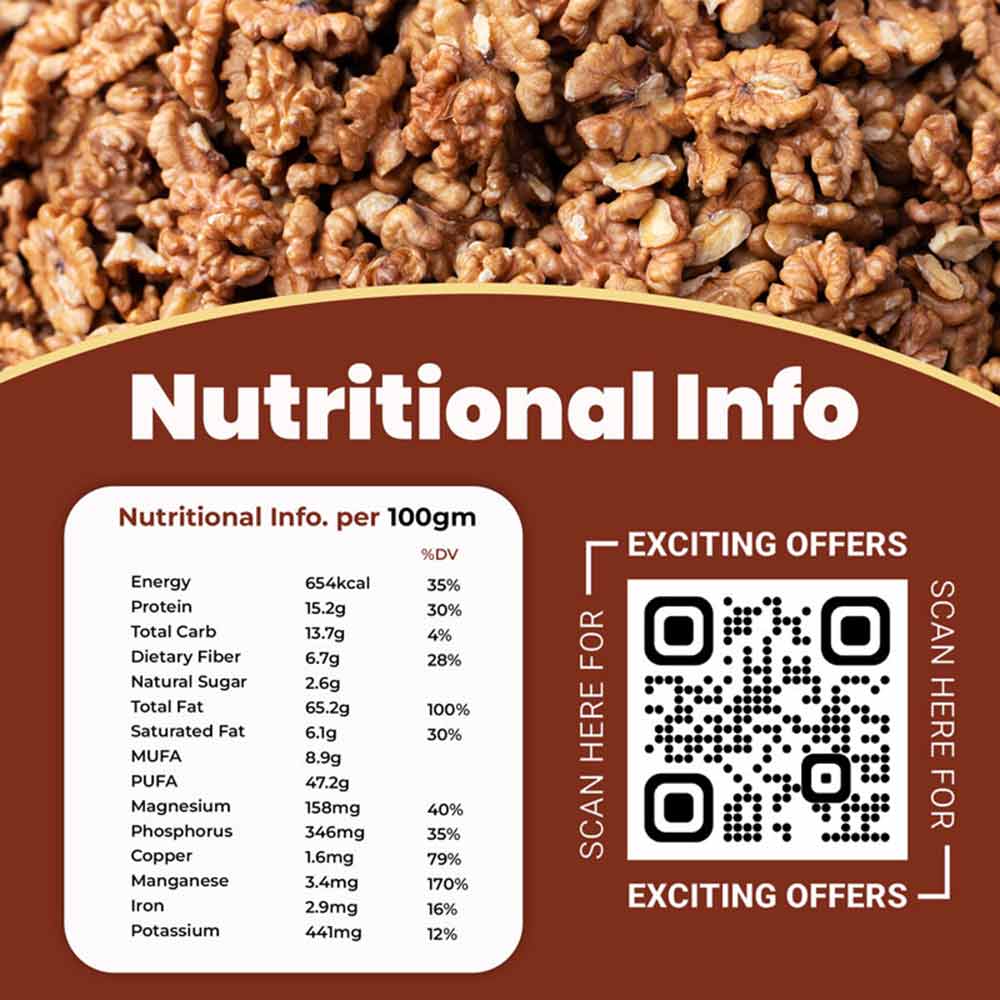 Premium Walnut Kernels at Best Price in India | https://www.healthkart.com/
