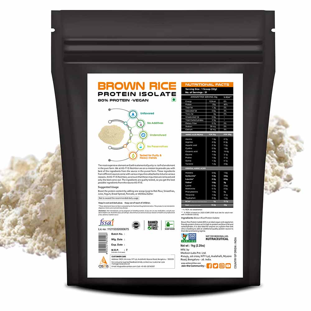 Brown Rice Protein Isolate at Best Price in India | https://www ...