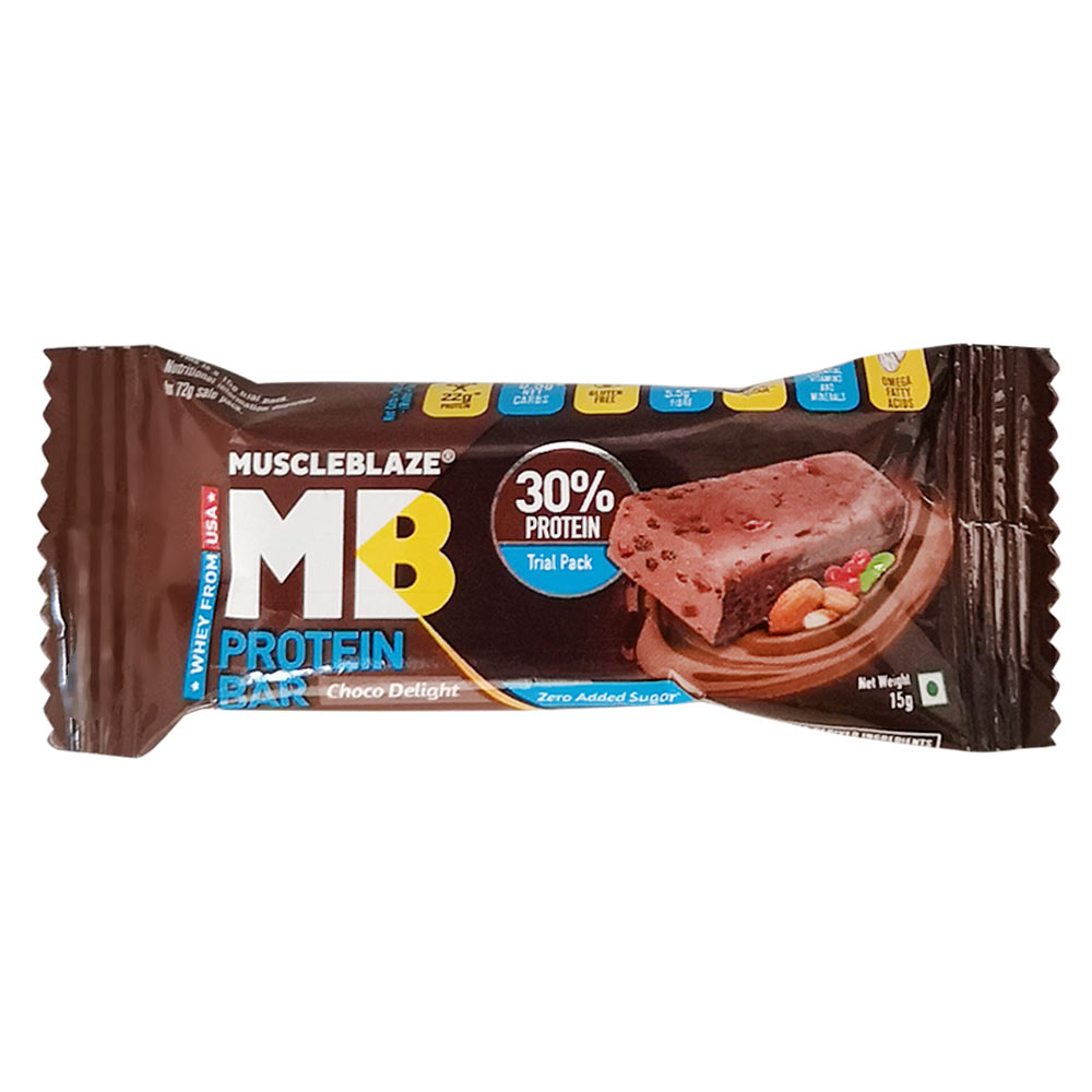 MuscleBlaze Protein Bar Sample 15 g, 1 Piece(s)/Pack Choco Delight at ...