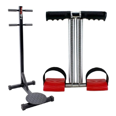 Lifeline Fitness Combo Standing Twister and Tummy Trimmer, Black 100 kg ...