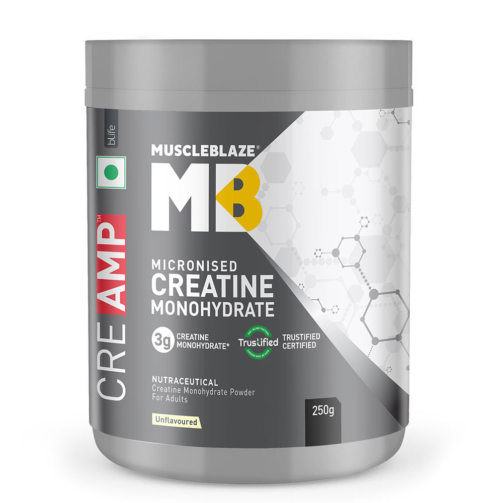 MuscleBlaze Creatine Monohydrate 0 55 Lb Unflavoured