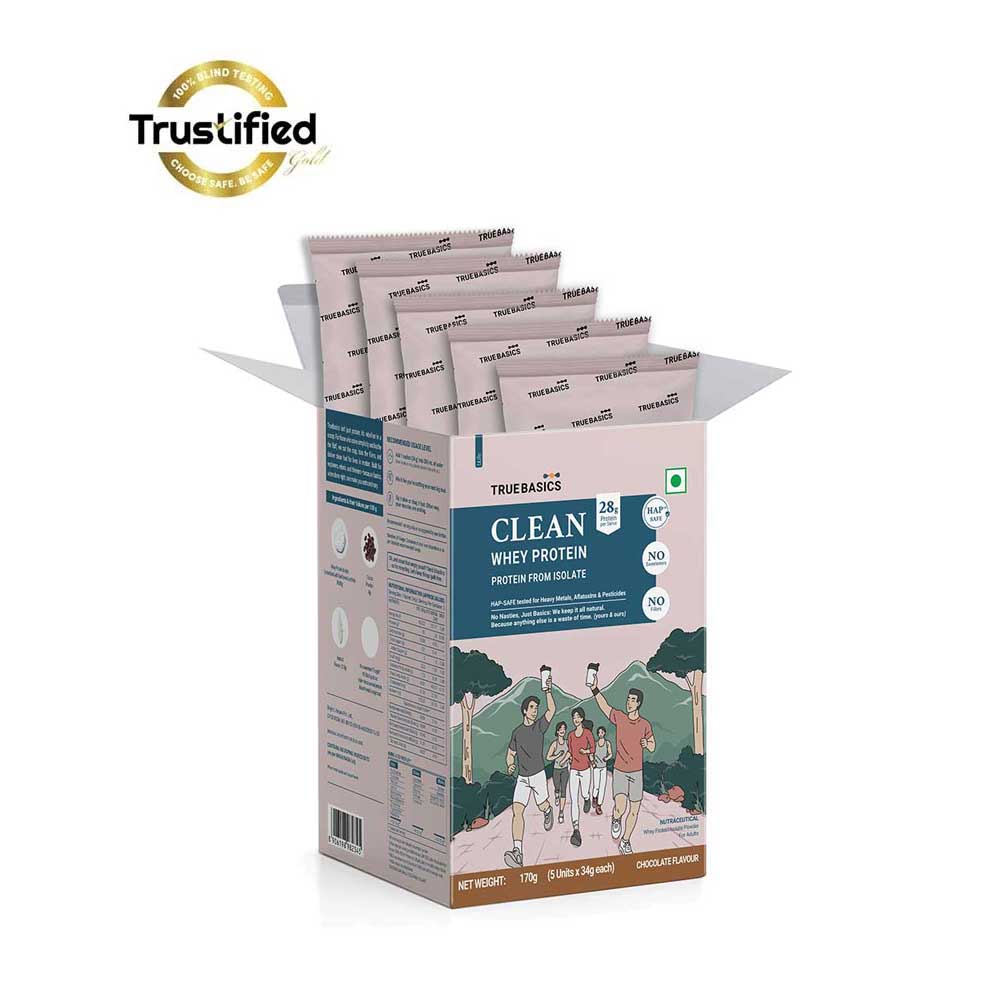 TrueBasics Clean Whey Protein (Isolate), 2.2 lb Vanilla