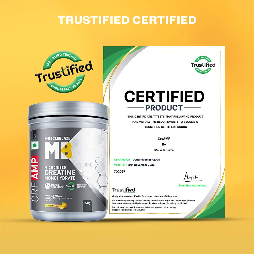 Creatine Monohydrate CreAMP 320 g • Sunset Mango